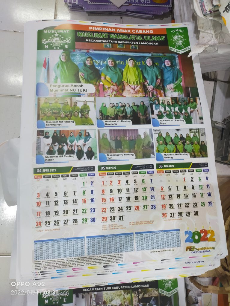 Cetak Kalender Pondok Pesantren 2023 Murah, Pesan Kalender Pondok ...
