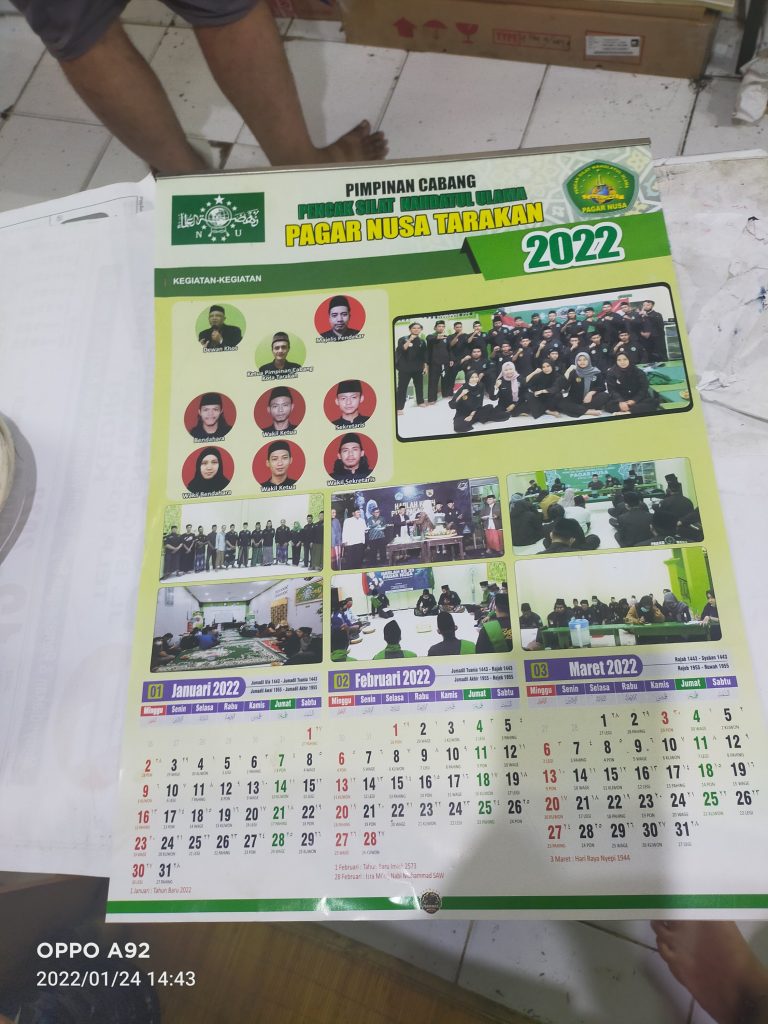 Cetak Kalender Pondok Pesantren 2023 Murah, Pesan Kalender Pondok ...